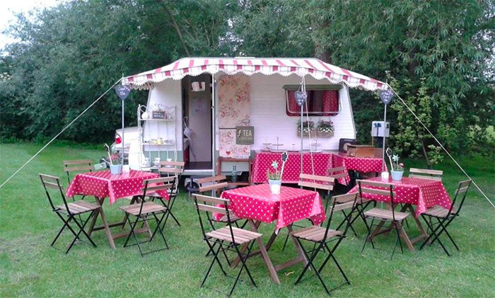 Caravans Converted To Tea Rooms | Caravan Helper